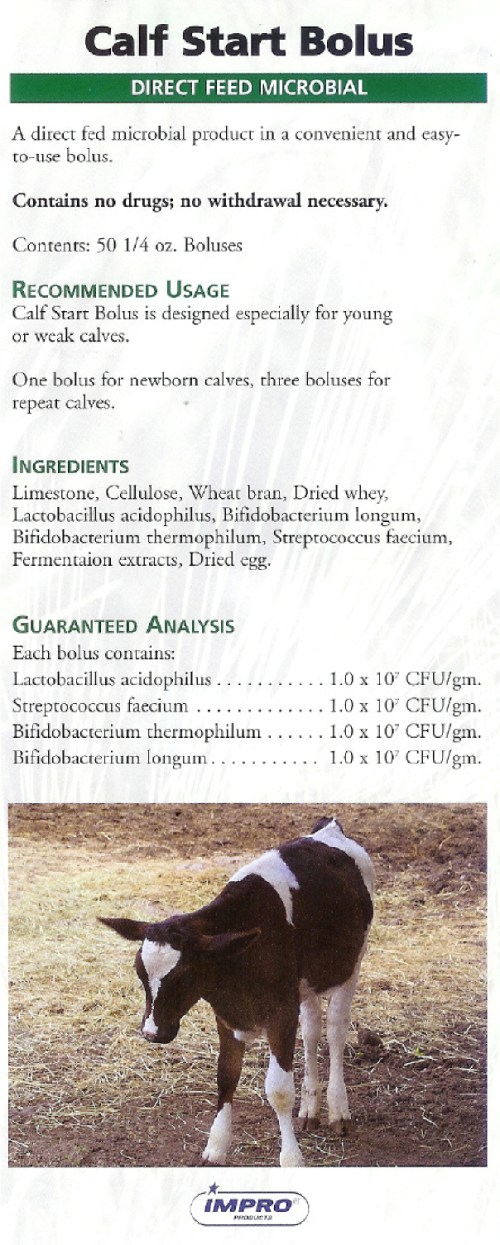 Calf Start Bolus | ImproWhey